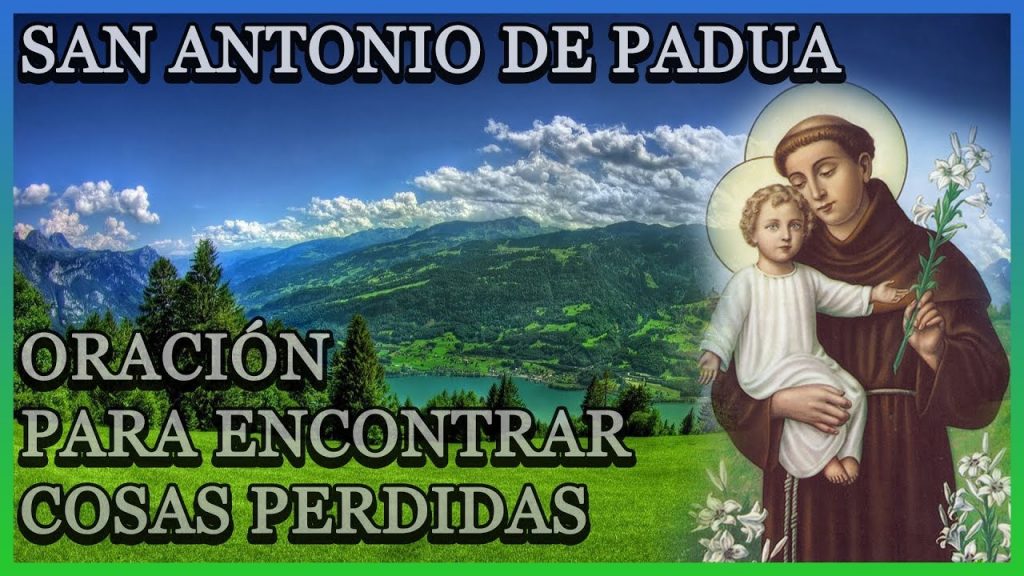 ORACIÓN PARA ENCONTRAR COSAS PERDIDAS O DESAPARECIDAS